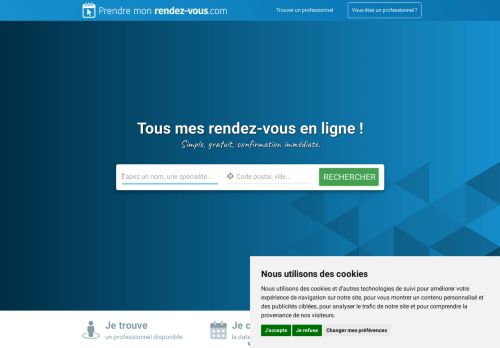Prendre mon rendez-vous | Avis Site