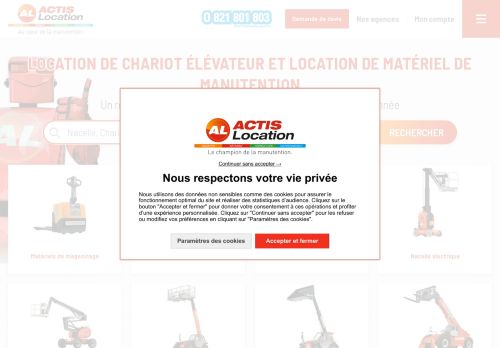Actis Location | Avis Site