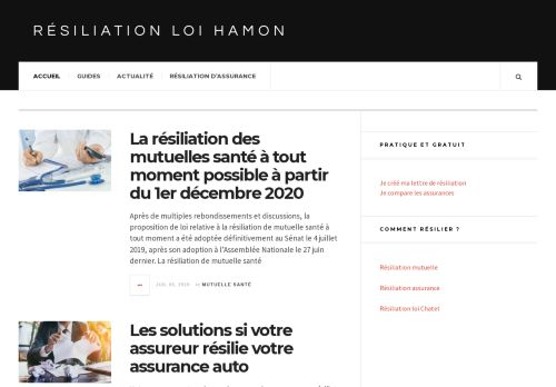 Résiliation Loi Hamon | Avis Site