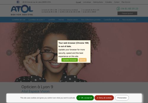 ATOL Espace Vision | Avis Site