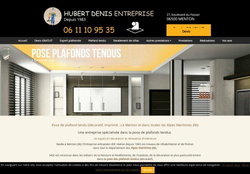 Hubert Denis Entreprise | Avis Site