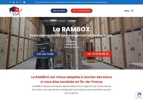 La Rambox déménagement | Avis Site