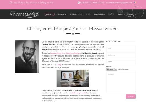 Dr Masson Vincent | Avis Site