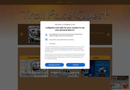 TrollFace Quest | Avis Site
