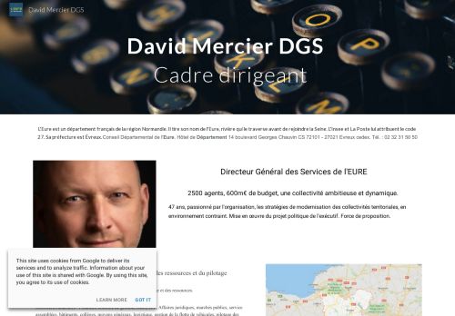David Mercier DGS | Avis Site
