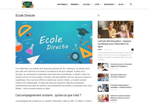 Ecole directe | Avis Site