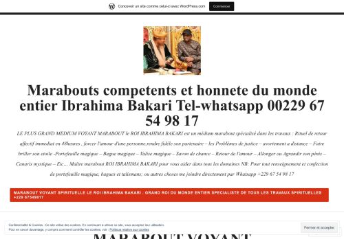 marabouts competent | Avis Site