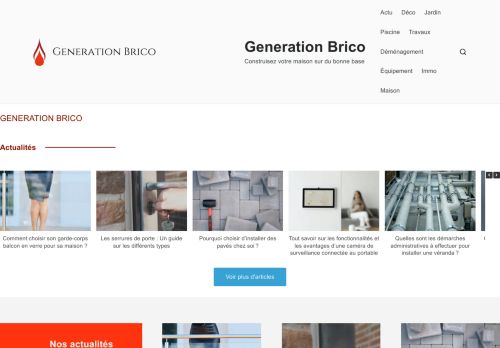 generation-brico | Avis Site