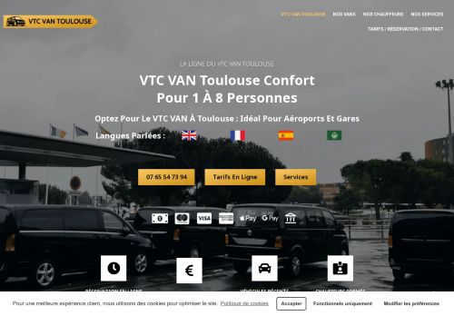 LA LIGNE DU VTC VAN TOULOUSE | Avis Site