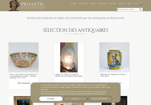 Proantic antiquaires et décoration | Avis Site