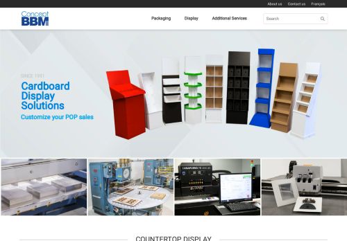 Concept BBM | Présentoir | Avis Site